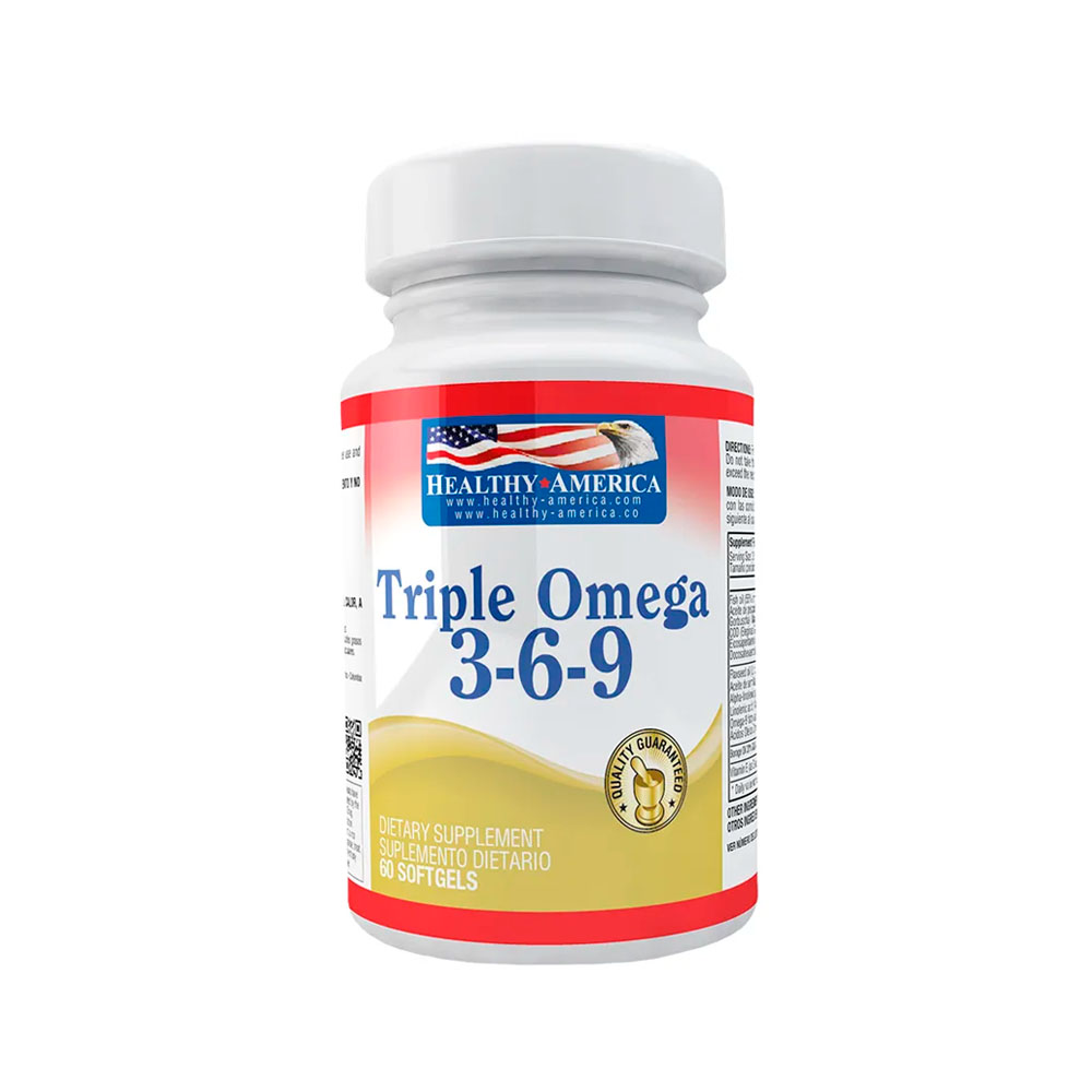 Triple Omega 3-6-9 60 Softgels - Buggafit